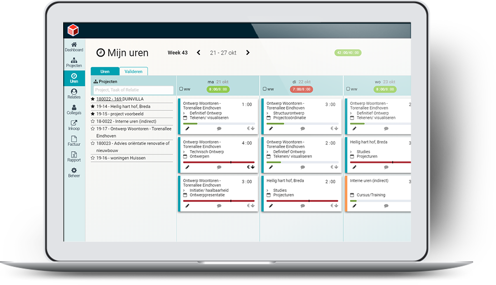 YVI Ruby urenregistratie | YVI Family